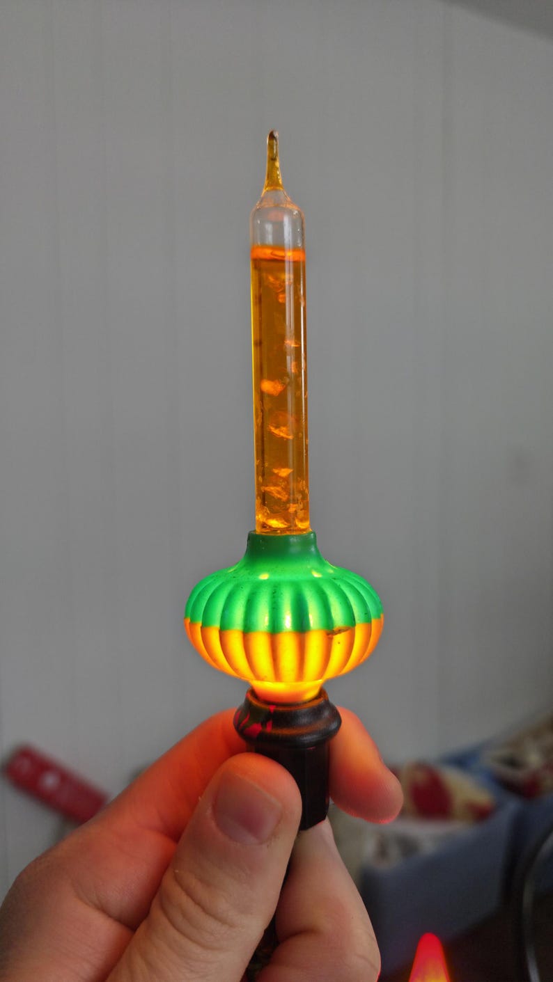 Vintage NOMA Biscuit Bubble Light – Mid Century Christmas C6 - Color ...