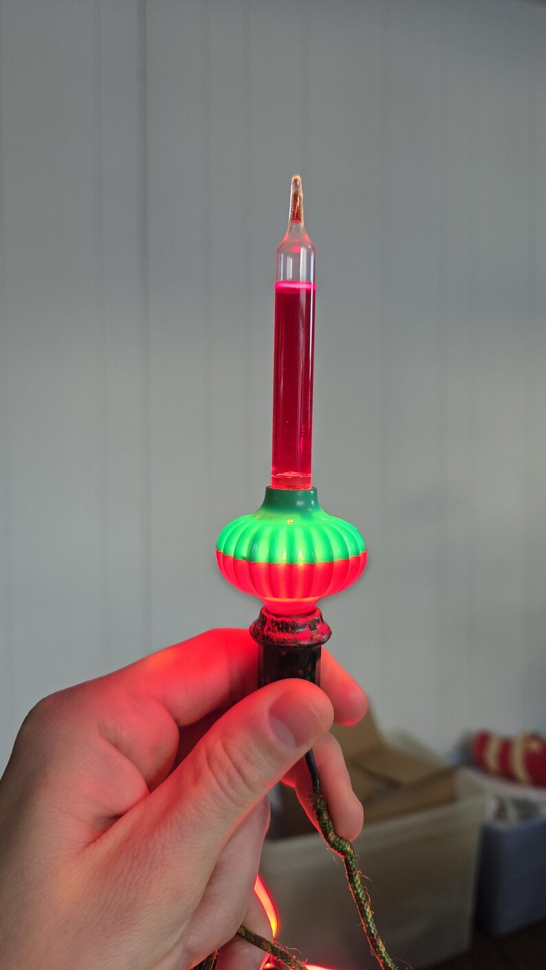 Vintage NOMA Biscuit Bubble Light – Mid Century Christmas C6 - Color ...
