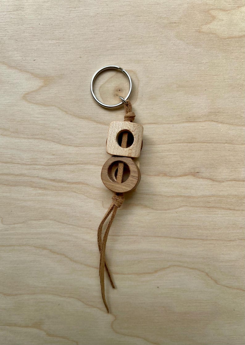 Handmade Wooden Keychain, Natural Wood, Small Gift #2 - Etsy UK