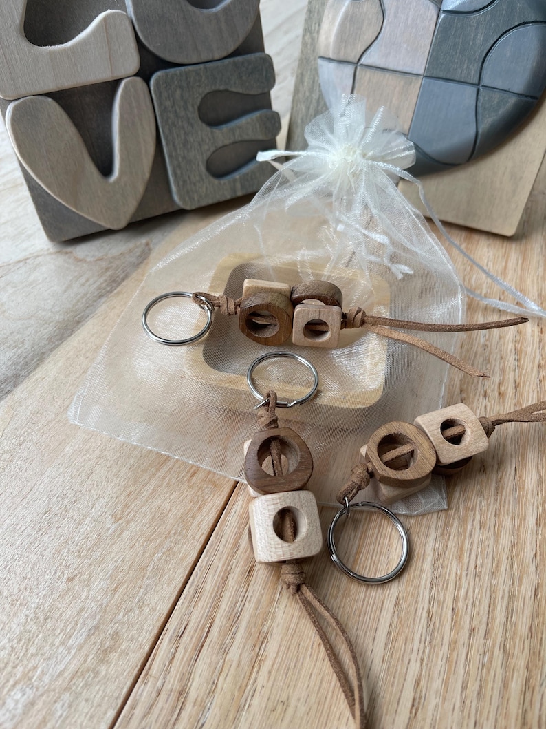 Handmade Wooden Keychain, Natural Wood, Small Gift #2 - Etsy UK