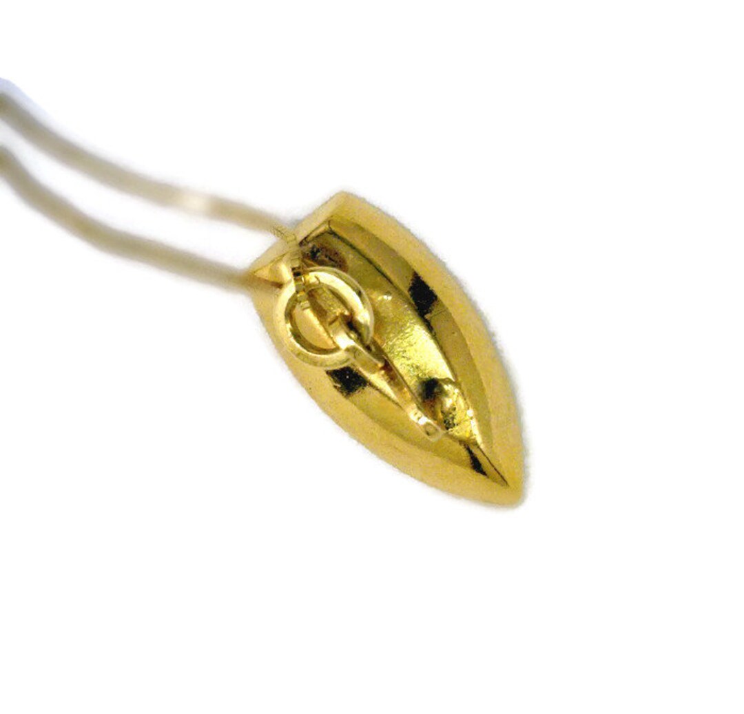 Vintage 18K Gold Iron Charm Pendant: Estate Jewelry - Etsy
