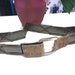 Vintage Suzi Roher Belt Distressed Brown Leather Brown Elastic Cord 13 ...