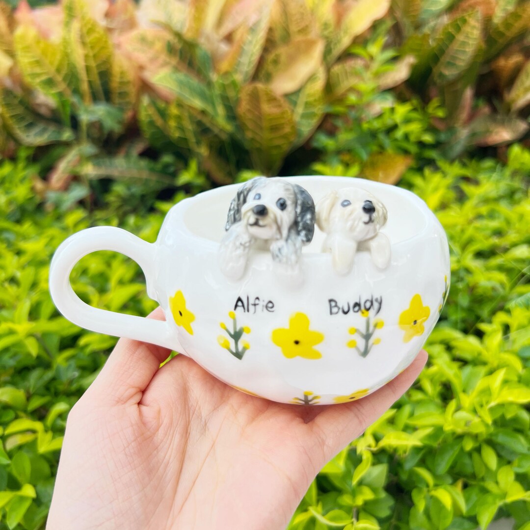 Personalized Pet Mug Custom Pet Mug Ceramic Peekaboo Mug/hidden Animal ...