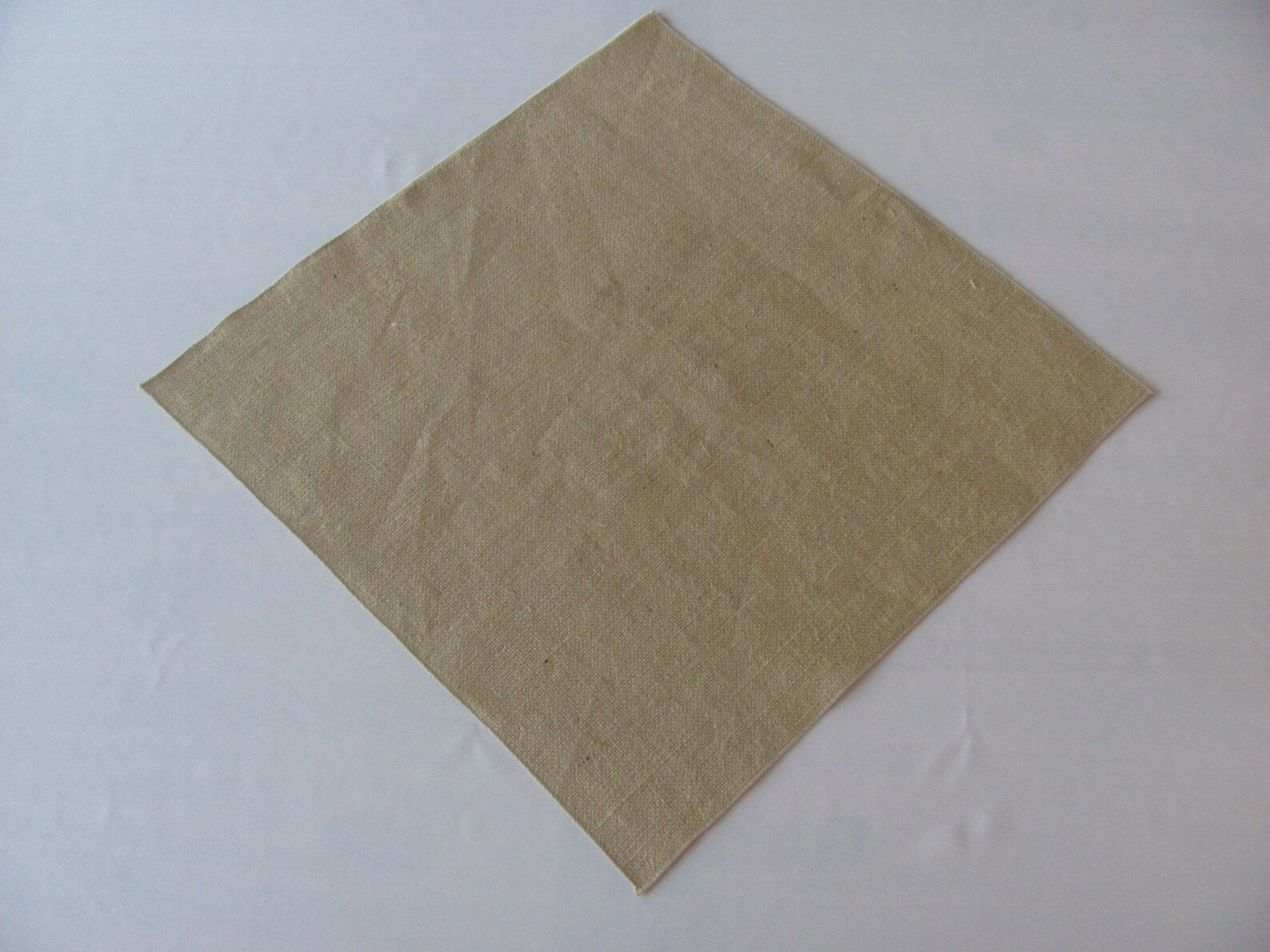 Burlap Table Square, Overlay - SELECT A SIZE - Hydrocarbon Free - Etsy