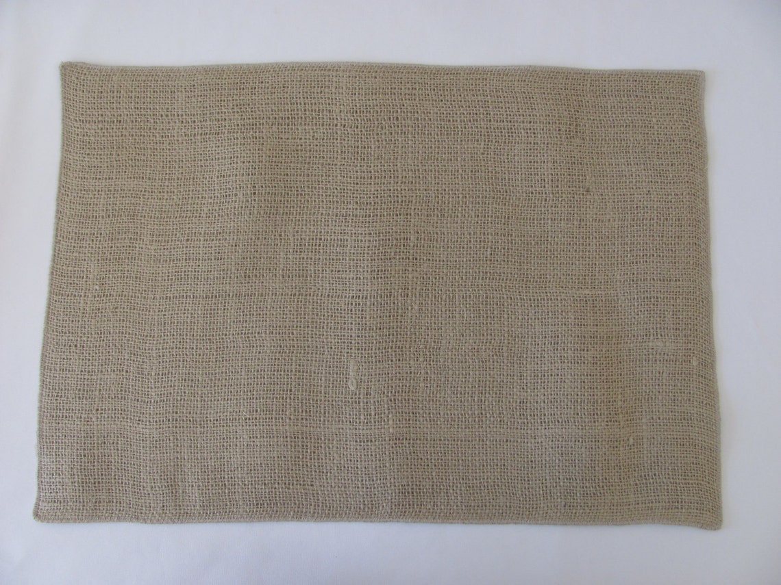 Burlap Place Mats 2 Layers of Burlap Each 10oz Hydrocarbon - Etsy