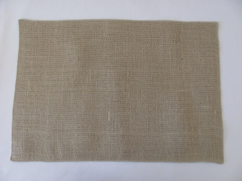 Burlap Place Mats 2 Layers of Burlap Each 10oz Hydrocarbon - Etsy