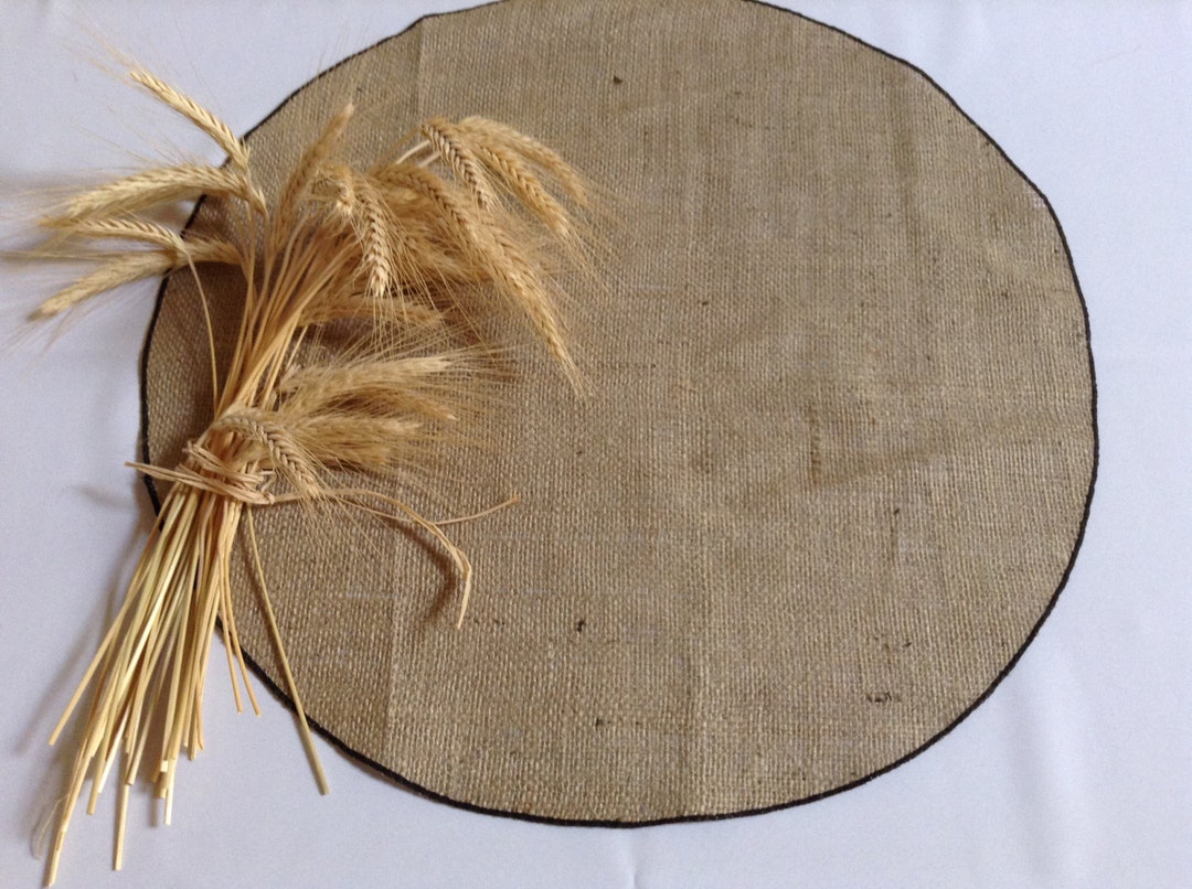 Burlap Table Rounds - 10oz Hydrocarbon Free - Select A Size and Color ...