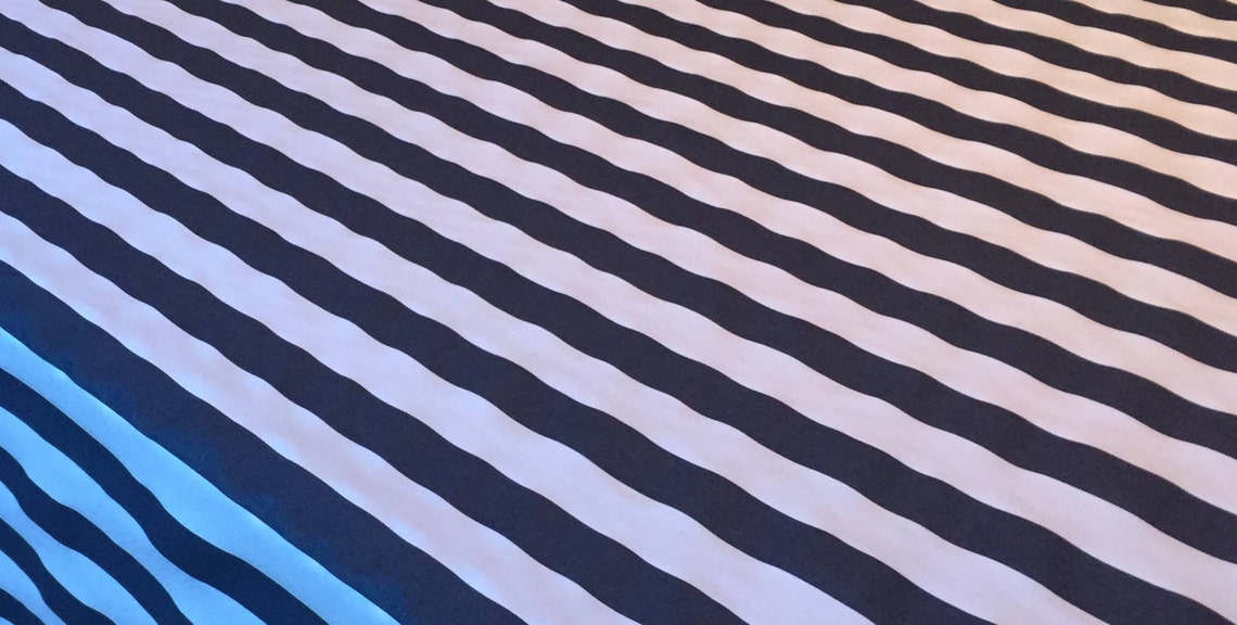 Navy Blue and White Stripe Table Square Overlay - SELECT A SIZE - Etsy