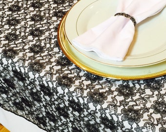 Gold Lace Wedding Table Overlay - Etsy