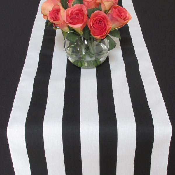 Striped Table Runner - Etsy
