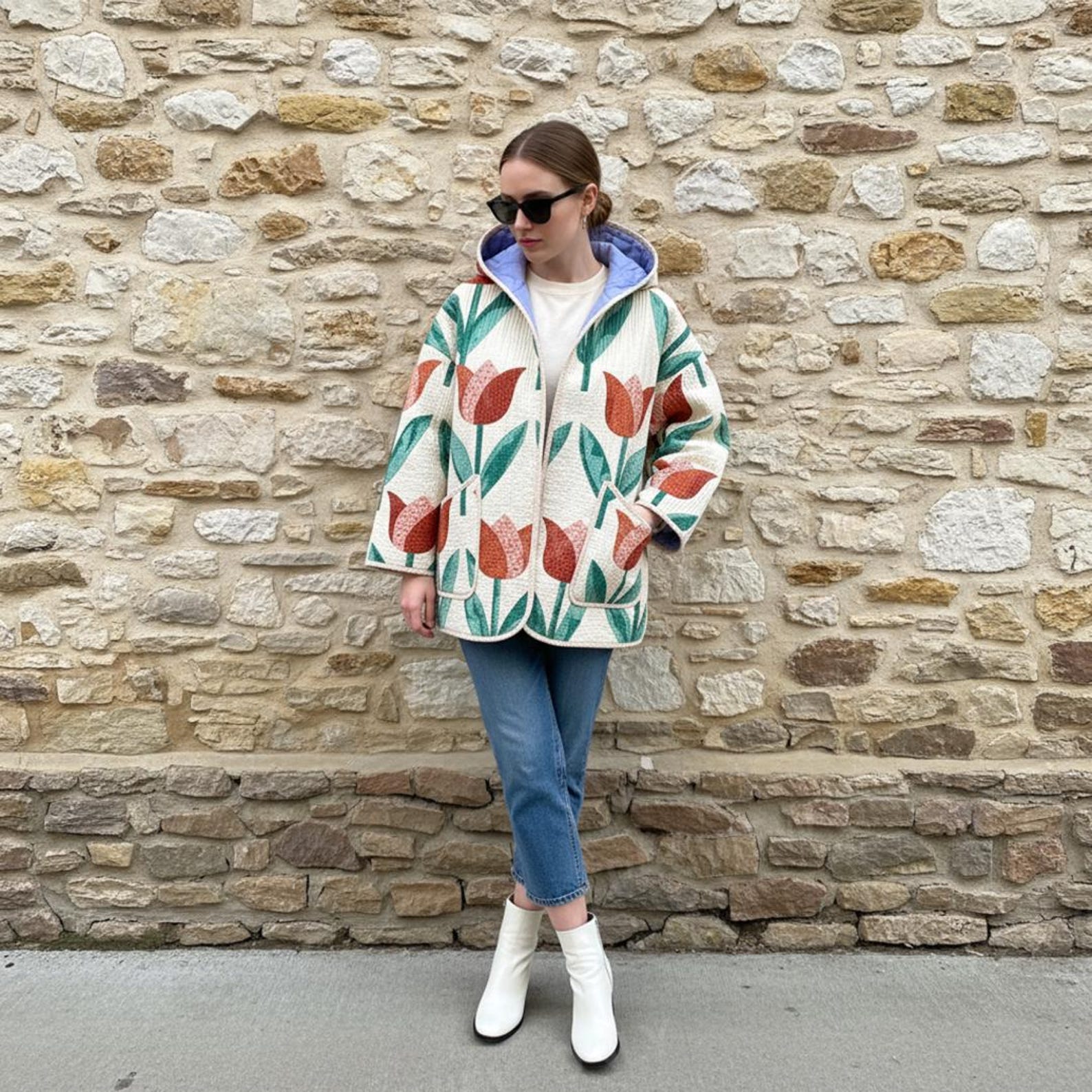 Beginner Hooded Quilted Jacket Sewing Pattern | Sizes XXS-4XL (instant ...