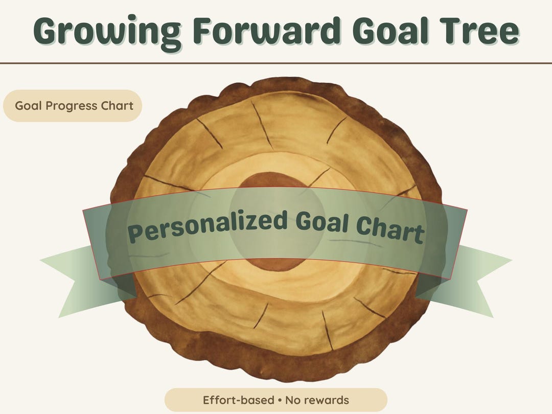 Growing Forward Goal Tree – Personalized Goal Chart for Kids | Gentle ...