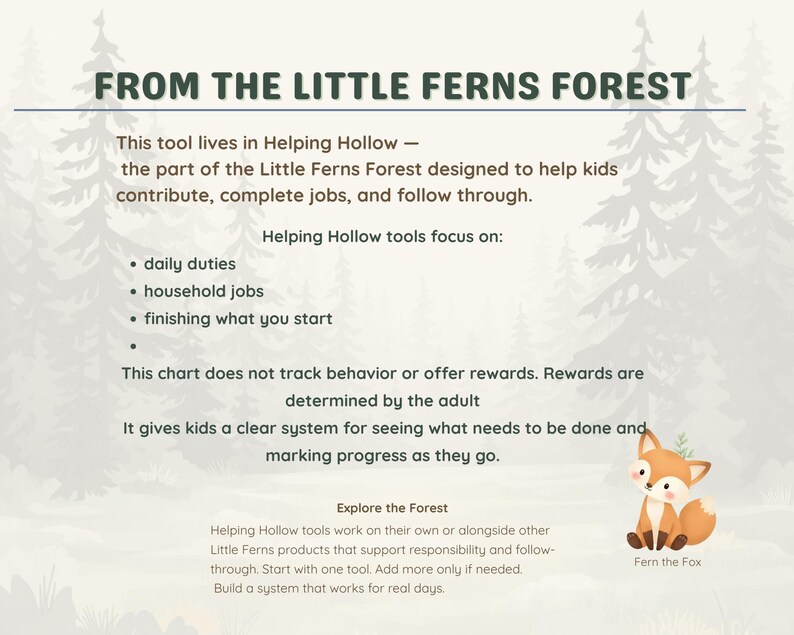 Chore Chart for Kids | Visual Responsibility Tracker | Daily Task Path ...