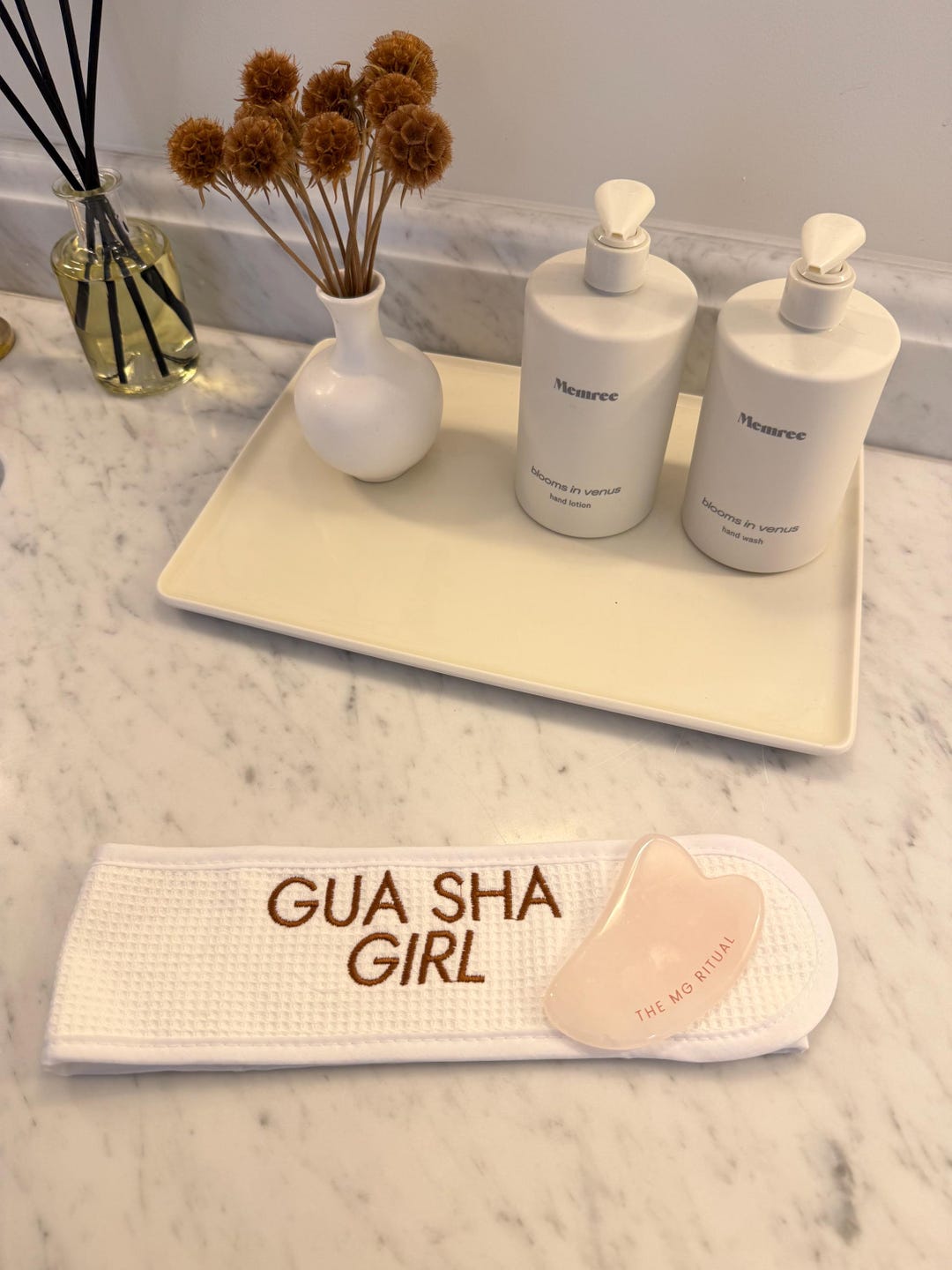 Gua Sha Girl Headband – Terry Cotton Skincare Wrap - Etsy