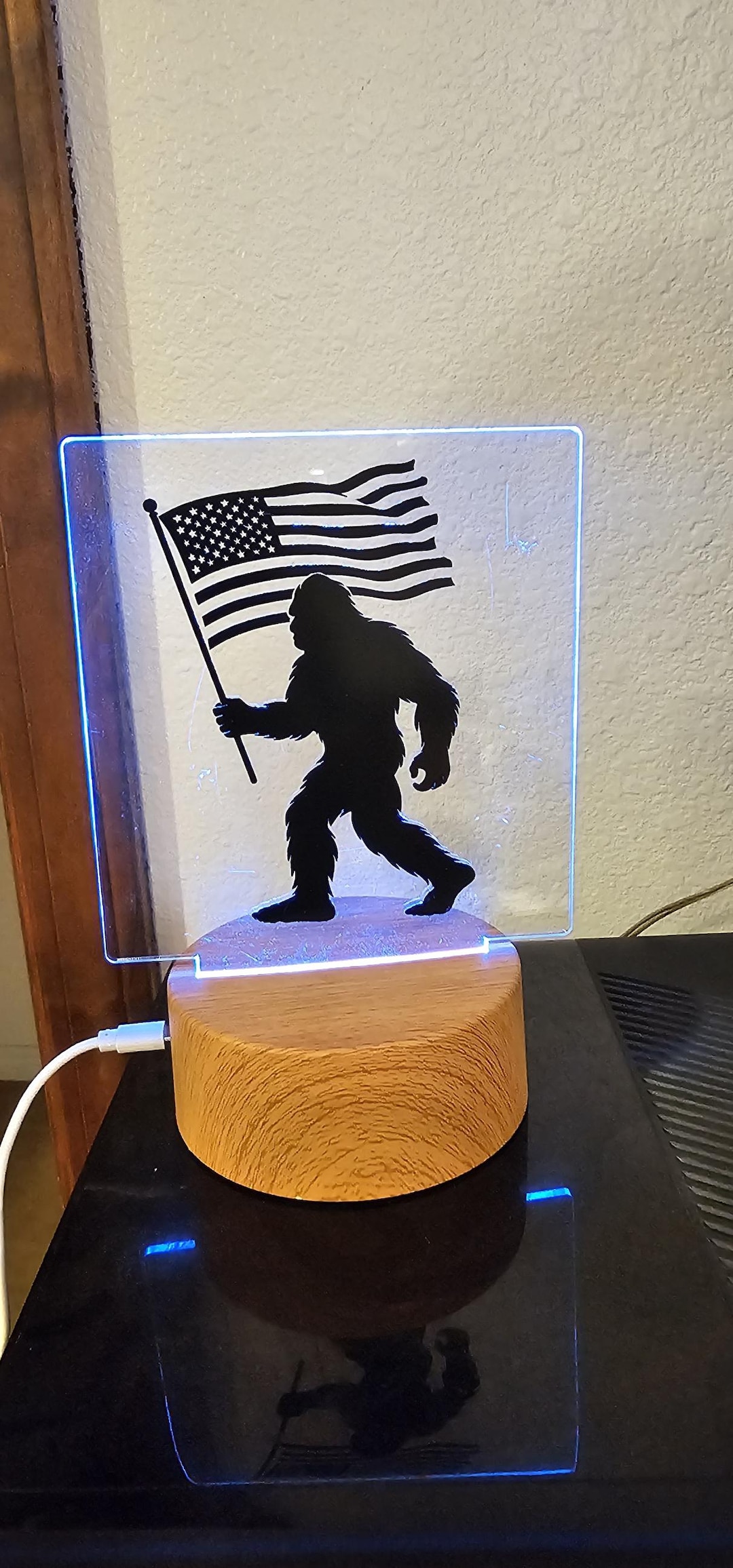Lighted Bigfoot Sign - Etsy