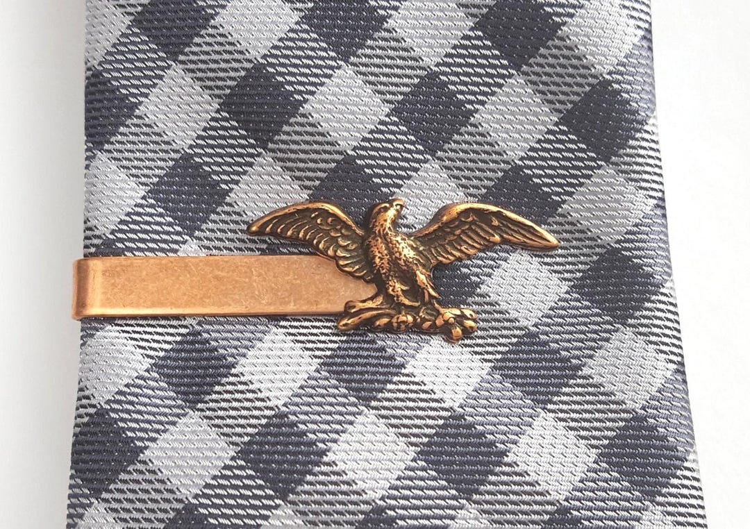 Copper Eagle Tie Clip, Bird, Eagle Court of Honor, Rustic, Woodland ...