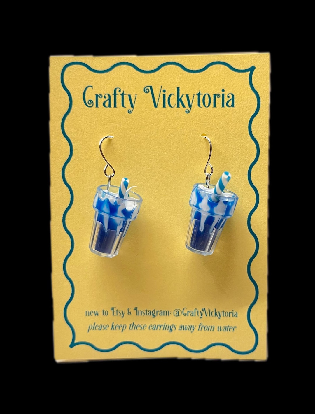 Milkshake Earrings (1" - Multiple Colors Available) - Etsy