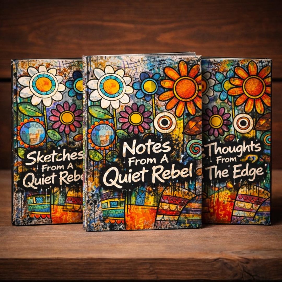 Quiet Rebel Journal Gift Set of 3 | Art Journals and Sketchbooks Bundle ...