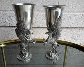 Pewter goblet | Etsy