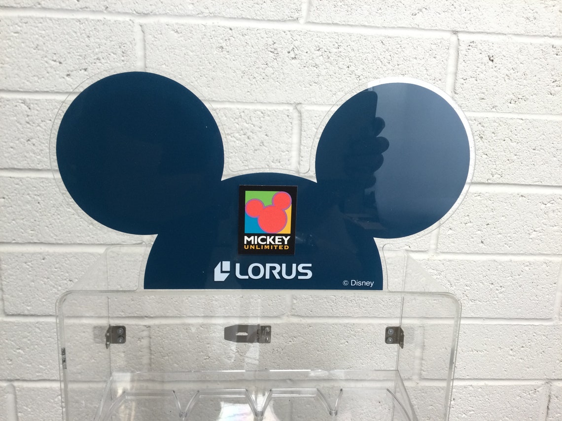 Disney Lorus Mickey Mouse Watch Display Case Vintage Store | Etsy