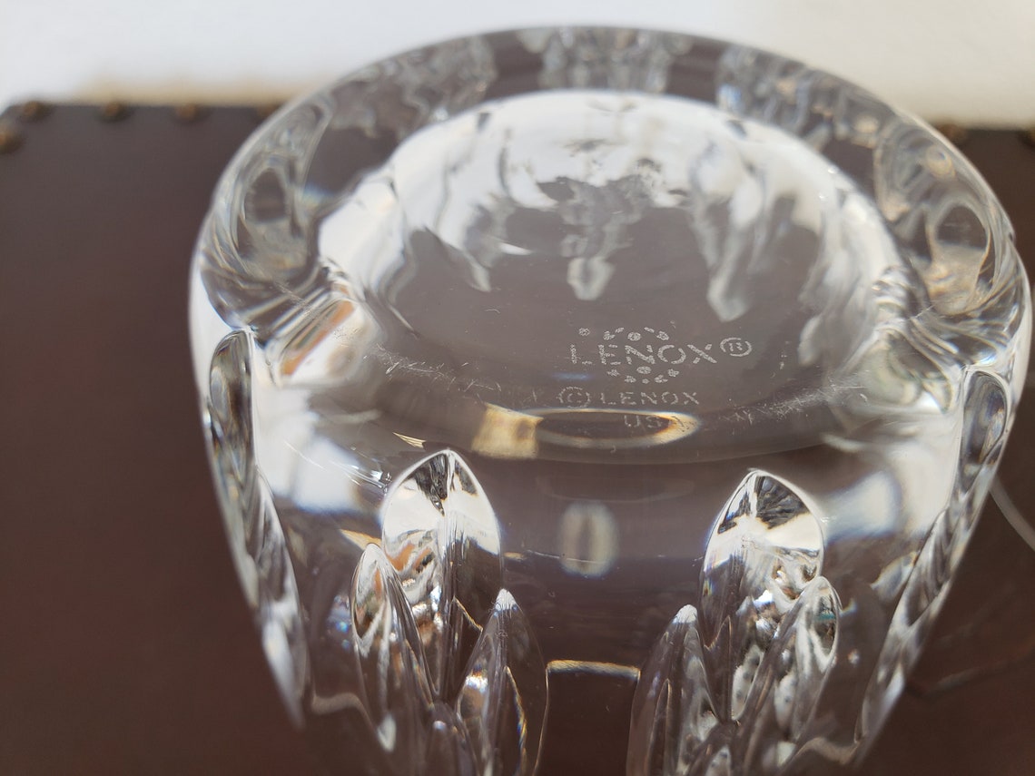 Lenox Crystal Barware Glasses / Set of 2 Double Old Fashioned | Etsy