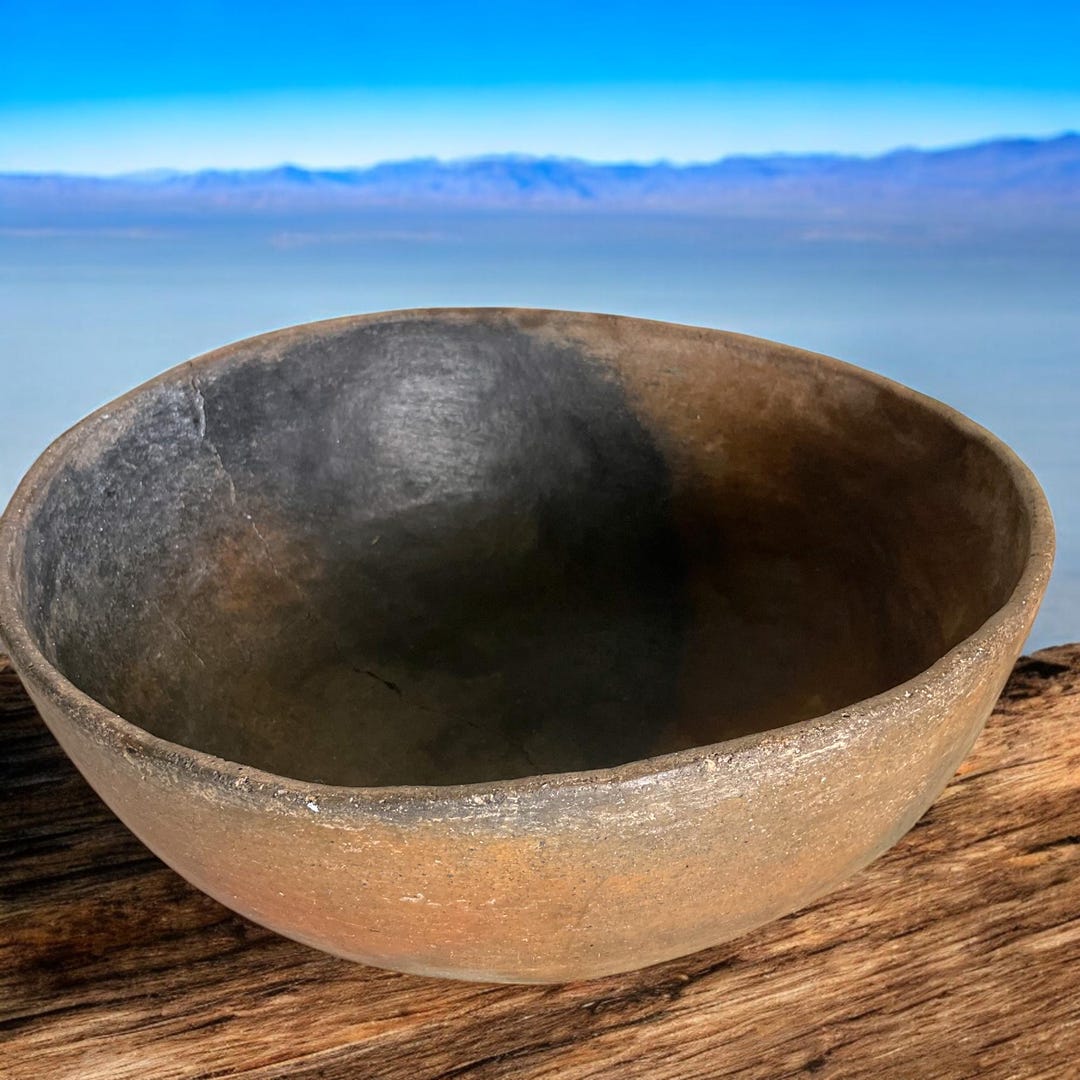 Prehistoric Native American Pottery Bowl ~ 10" Anasazi Southwest Pueblo ...