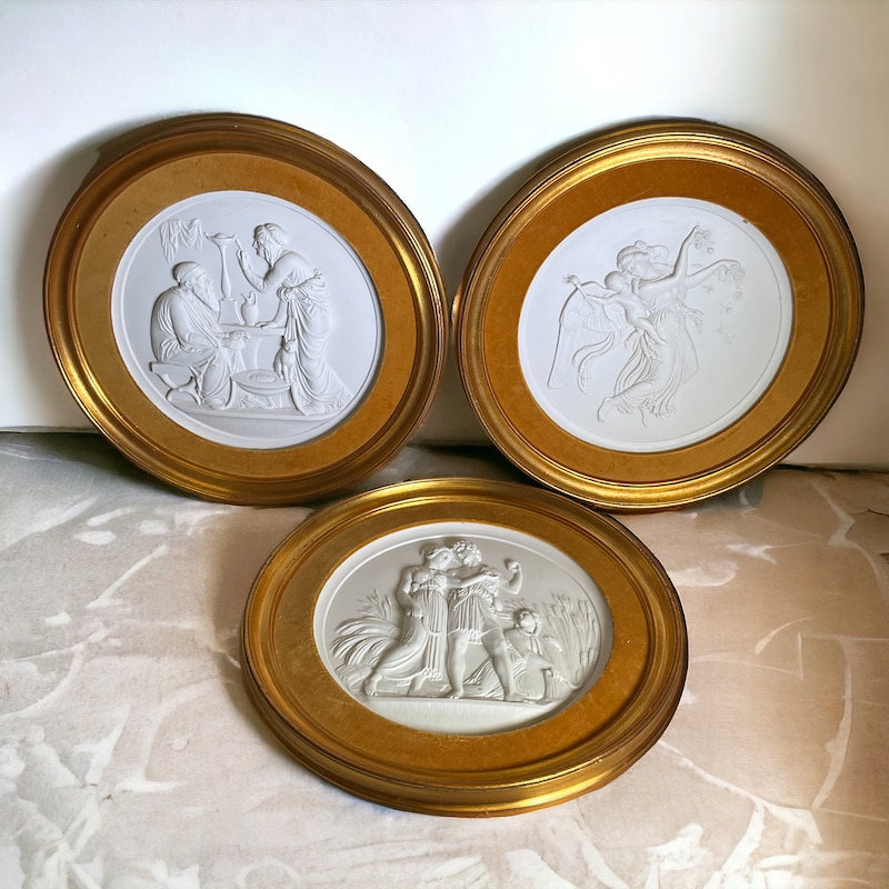 Chalkware Plaques - Etsy