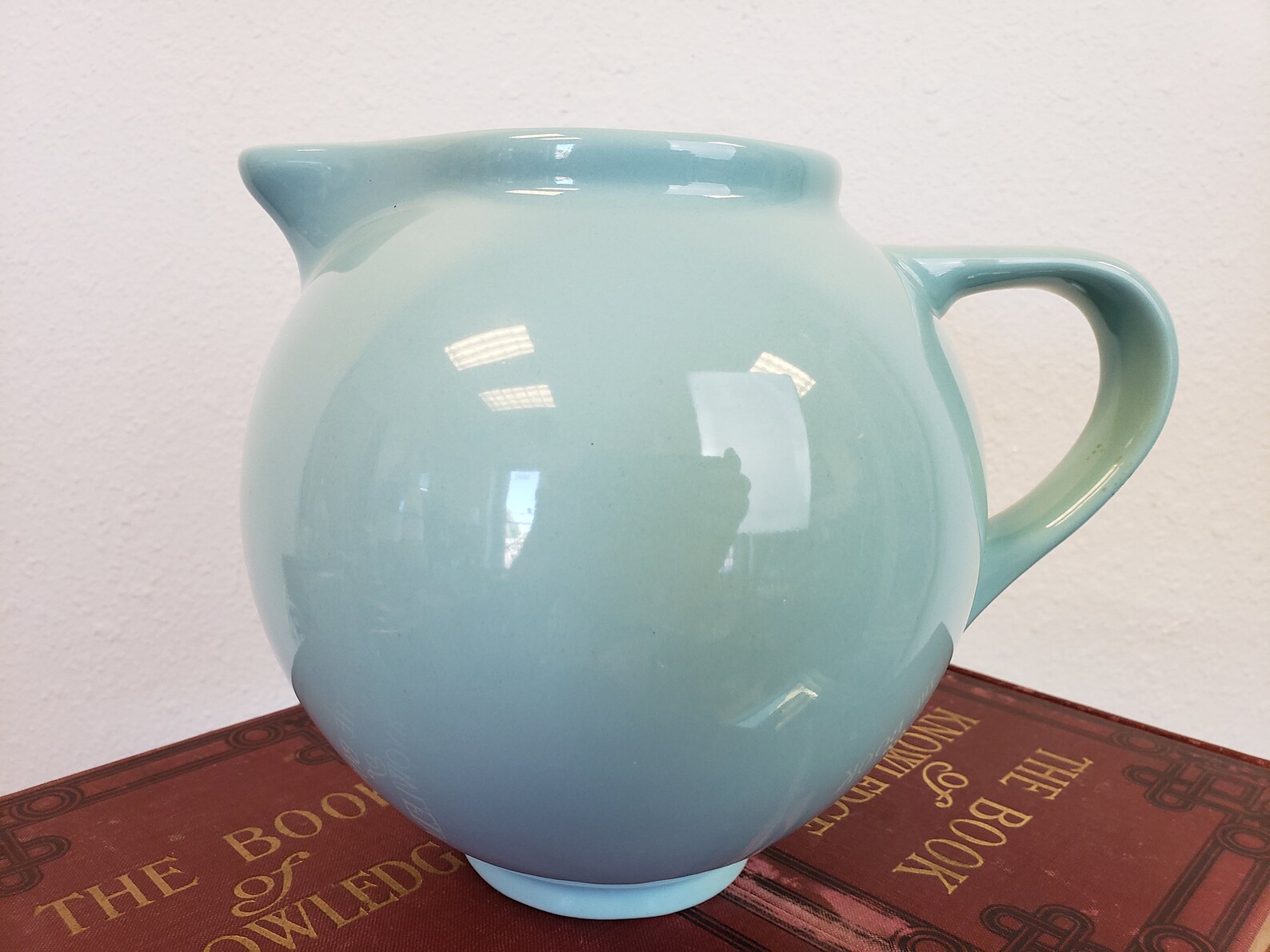 RB Alcobaca Ceramic Pitcher / Turquoise Mint / Mint Green Kitchenware ...