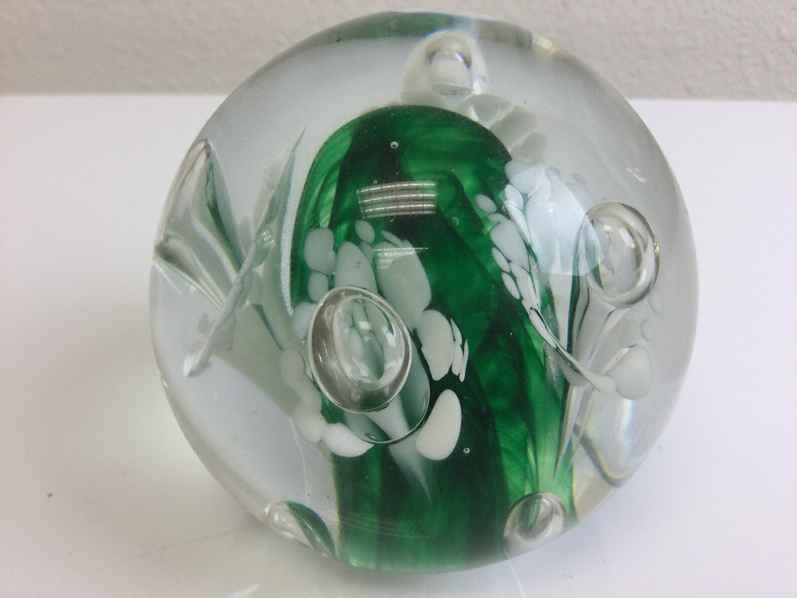 Prestige Art Glass Paperweight elwood Indiana USA Vintage - Etsy