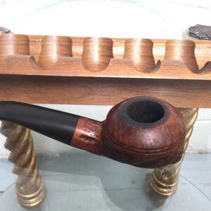 Handcrafted Squat Bulldog Tobacco Pipe Unmarked Rusticated Smoking Pipe ...