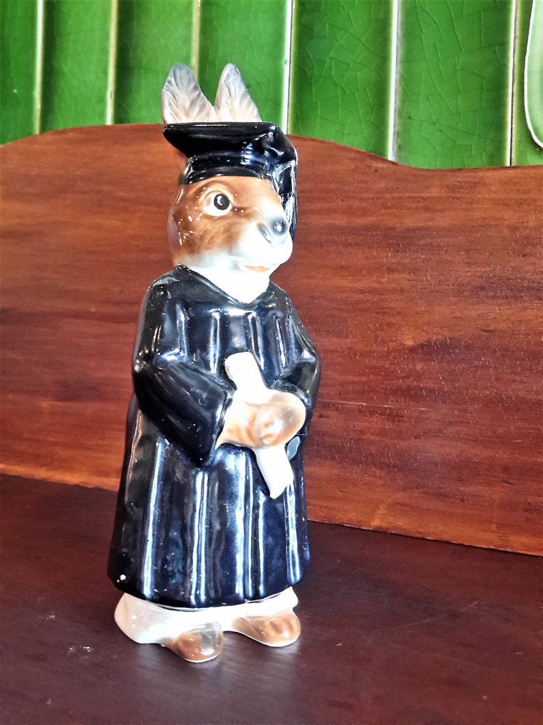 Goebel Graduation Rabbit Figurine 120 Getting the Diploma - Etsy