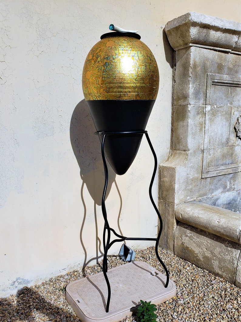 Michael Weinberg Raku Vessel Antler Handle Raku Pottery - Etsy