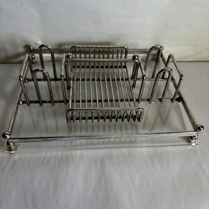 Towle Leonard Silverplated Buffet Caddy W Acrylic Base in Original Box ...