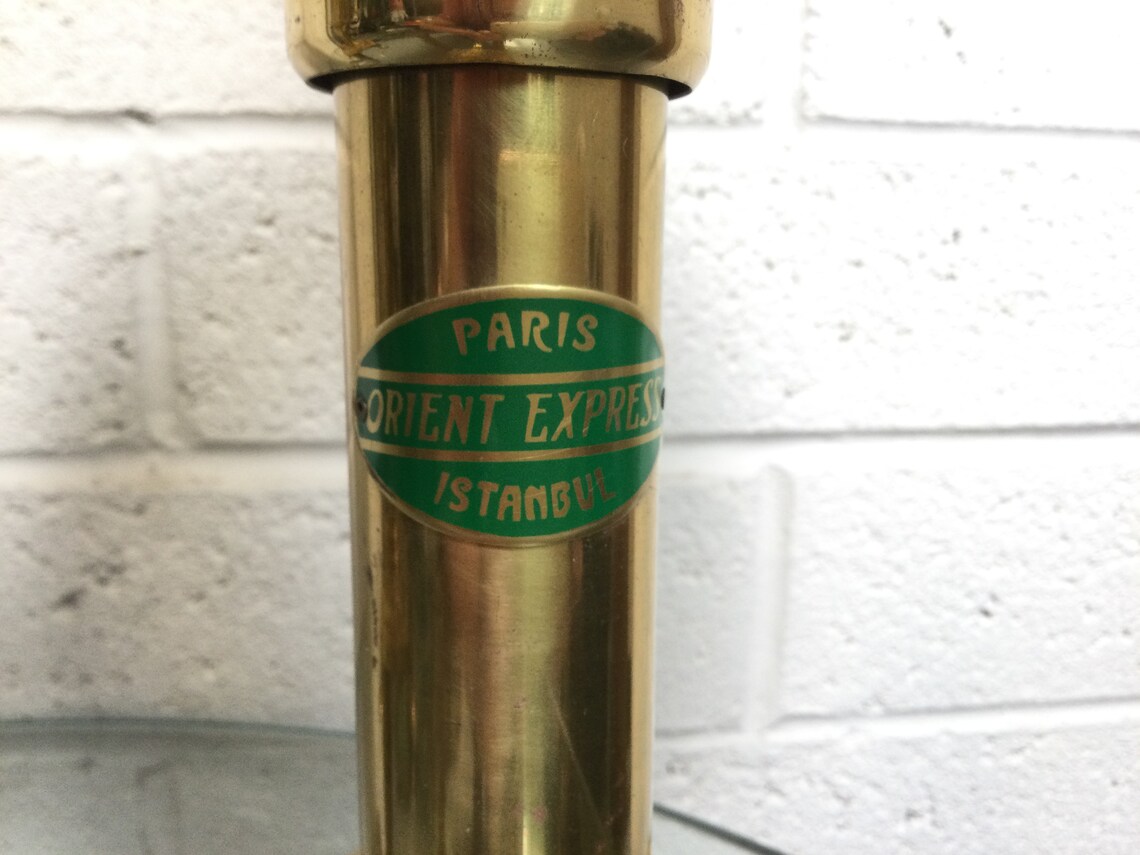 Paris Orient Express Istanbul Student Table Lamps Pair Working - Etsy