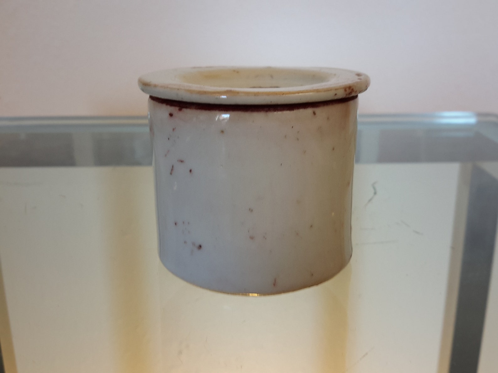 Antique Chinese Jar / Porcelain Lidded Cosmetics Salve Pot Jar / Rare ...