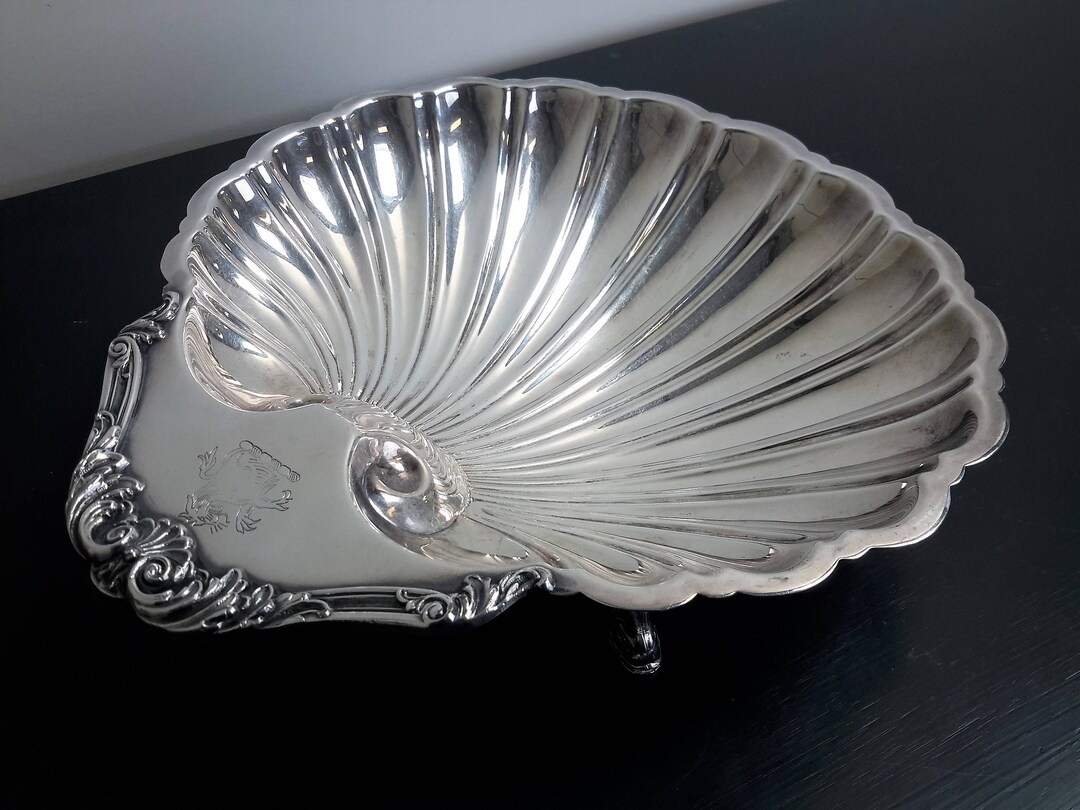 Antique Silverplate Friedman Silver Co. Footed Clam Shell Bowl - Etsy
