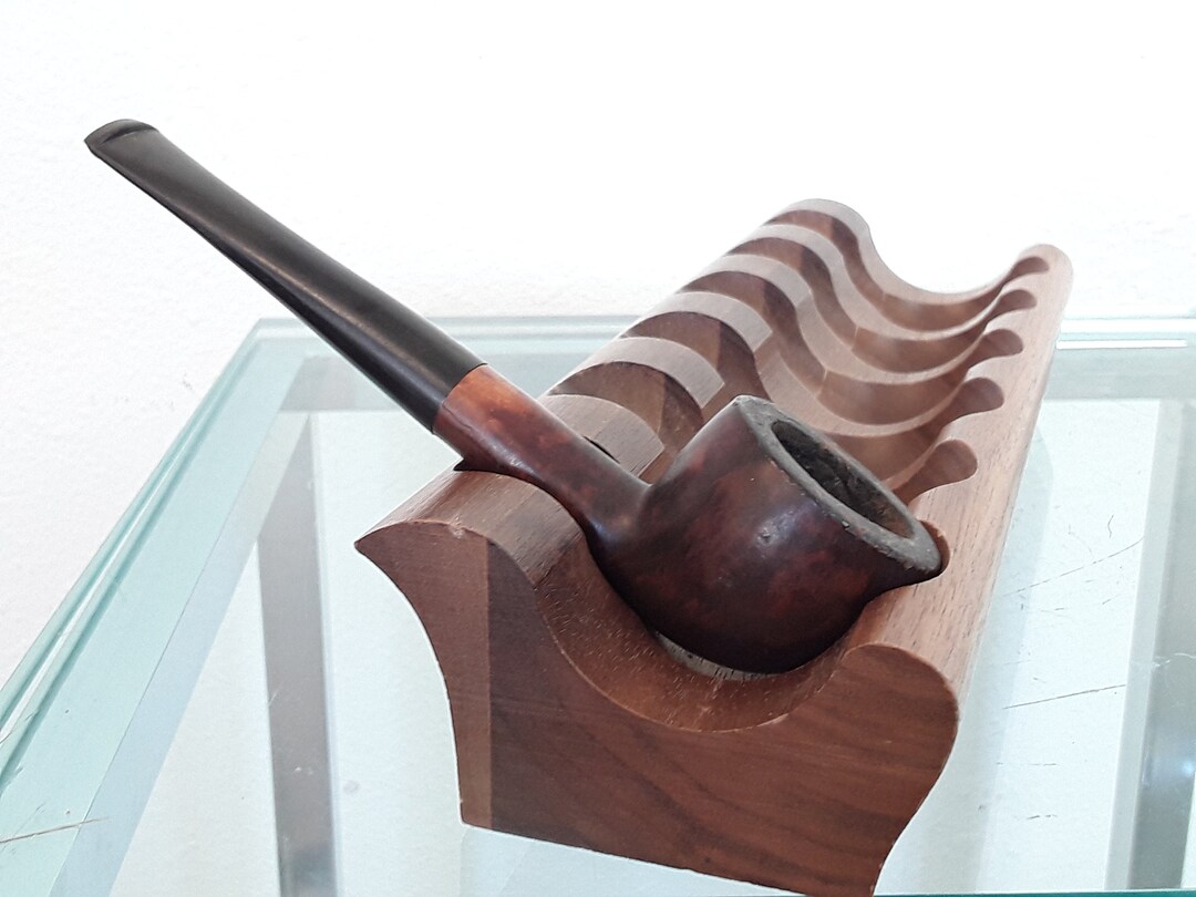 Oval Shaped Tobacco Smoking Pipe / Hand Crafted Pipes / Tobacciana ...