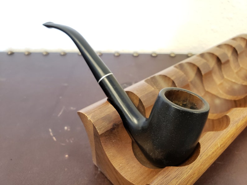 Yello Bole Ebony Tobacco Pipe / Strawberry Shaped Brylon Pipe - Etsy