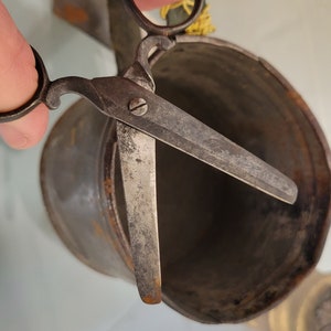 Antique Tin Knife Scissors Shaving Relics Civil War Era Relics Shear ...