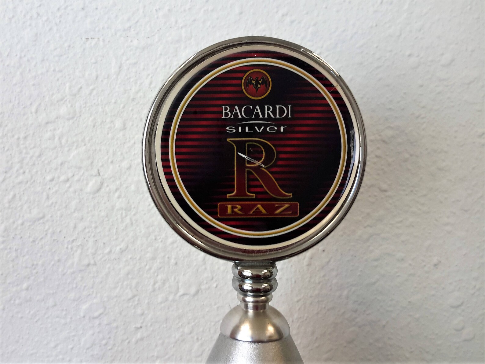 Bacardi Silver RAZ Beer Tap Handle Breweriana Barware Man Cave | Etsy