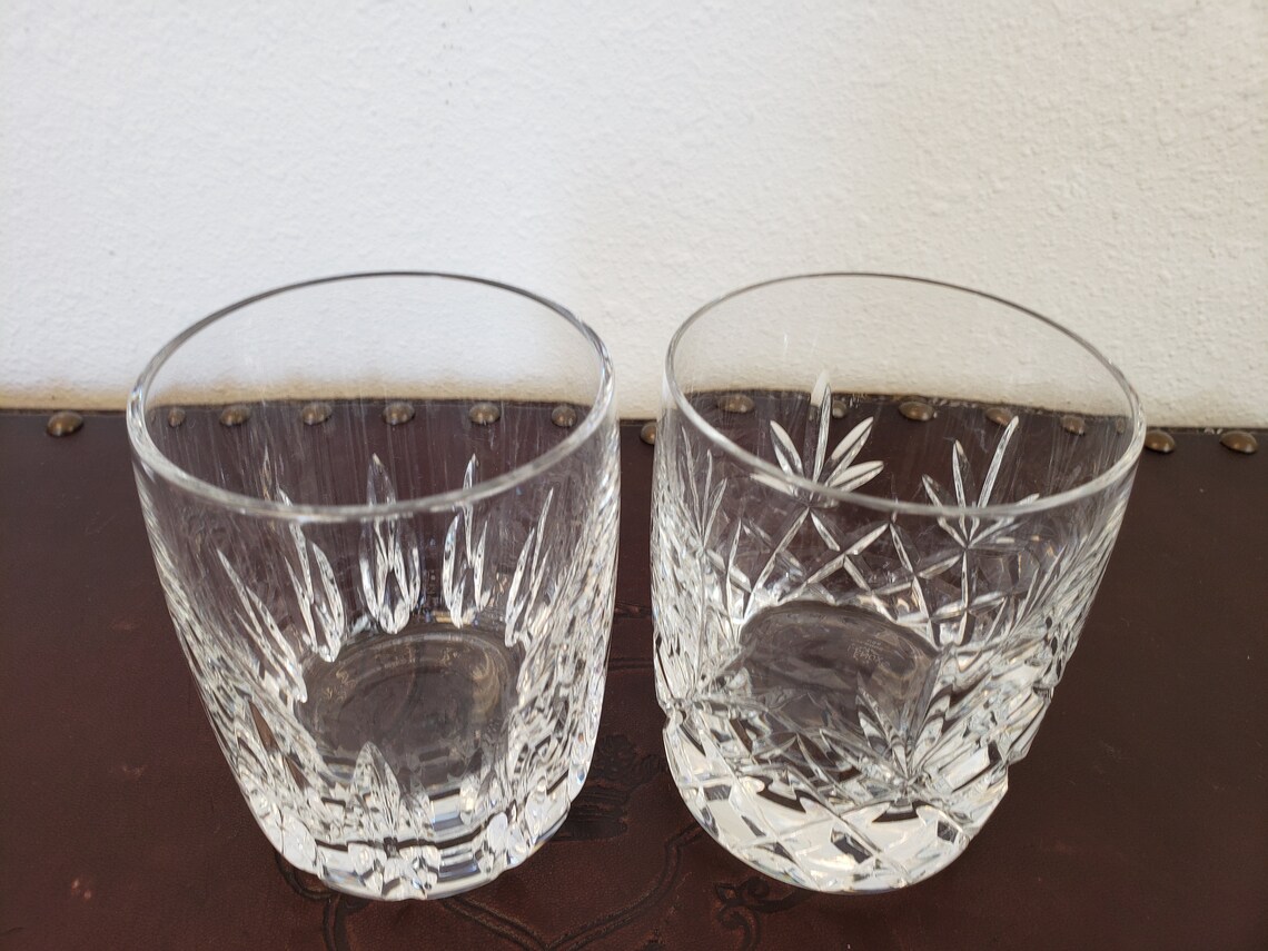 Lenox Crystal Barware Glasses / Set of 2 Double Old Fashioned 12oz ...
