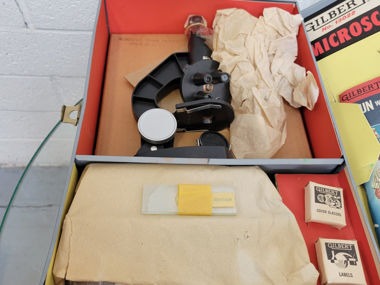 1950s Gilbert Microscope and Lab Set 13022 ~ Vintage Toy Science Set in ...