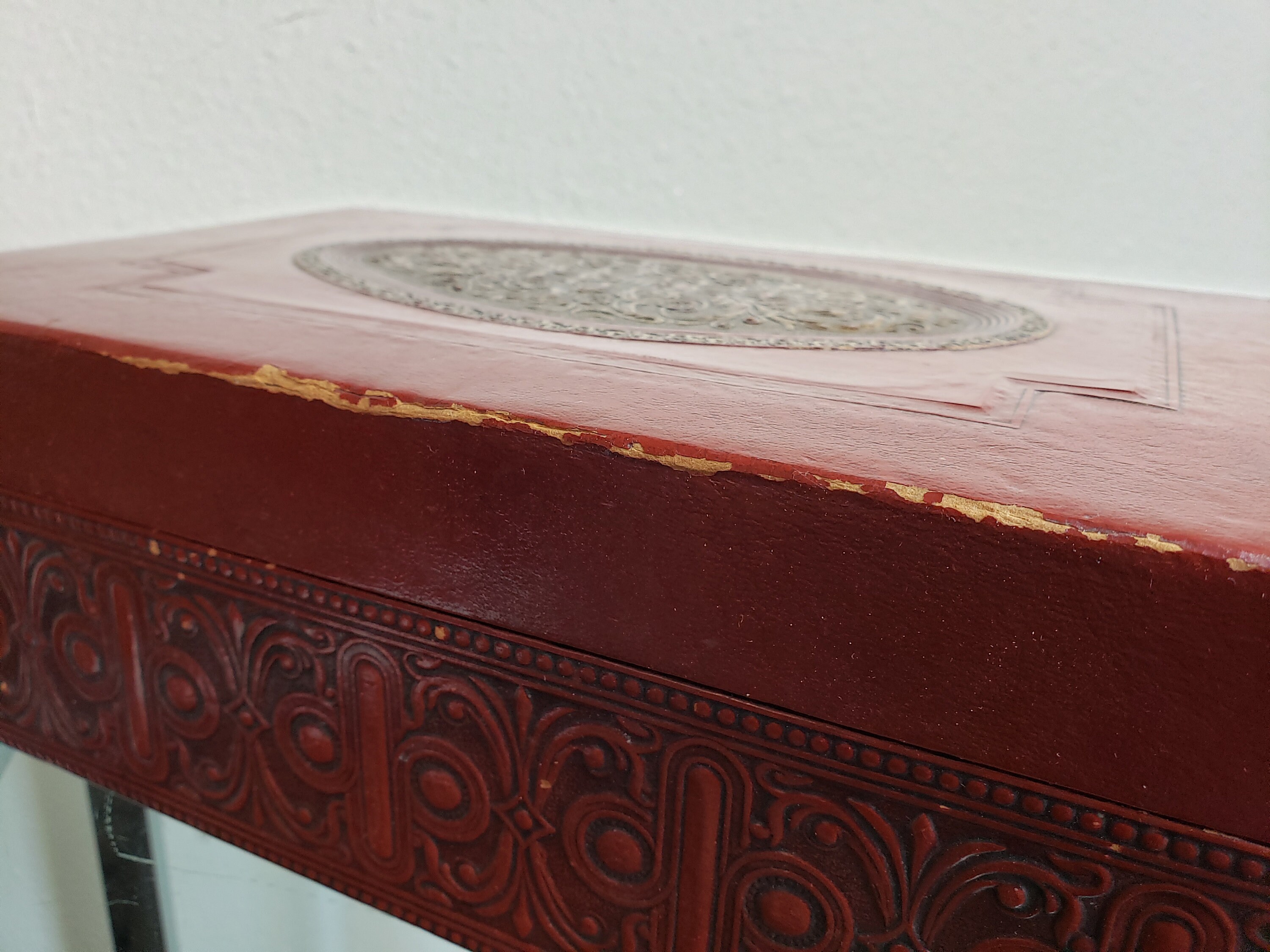 Smith Crafted Chicago Embossed Leatherette Box / Repurposed | Etsy