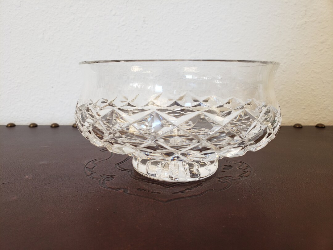 Waterford Crystal Footed Bowl Comeragh Pattern / Cut Irish - Etsy