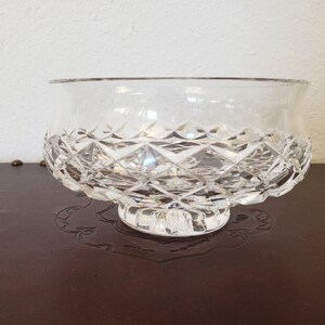 Waterford Crystal Footed Bowl Comeragh Pattern / Cut Irish | Etsy
