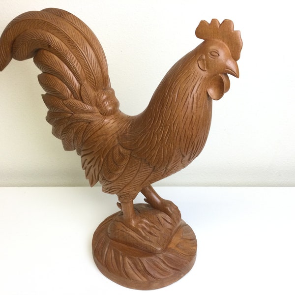 Wood Rooster - Etsy