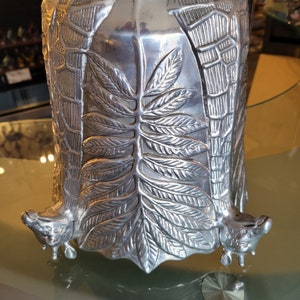 Vintage Arthur Court Giraffe Ice Bucket: Safari Collection Aluminum ...