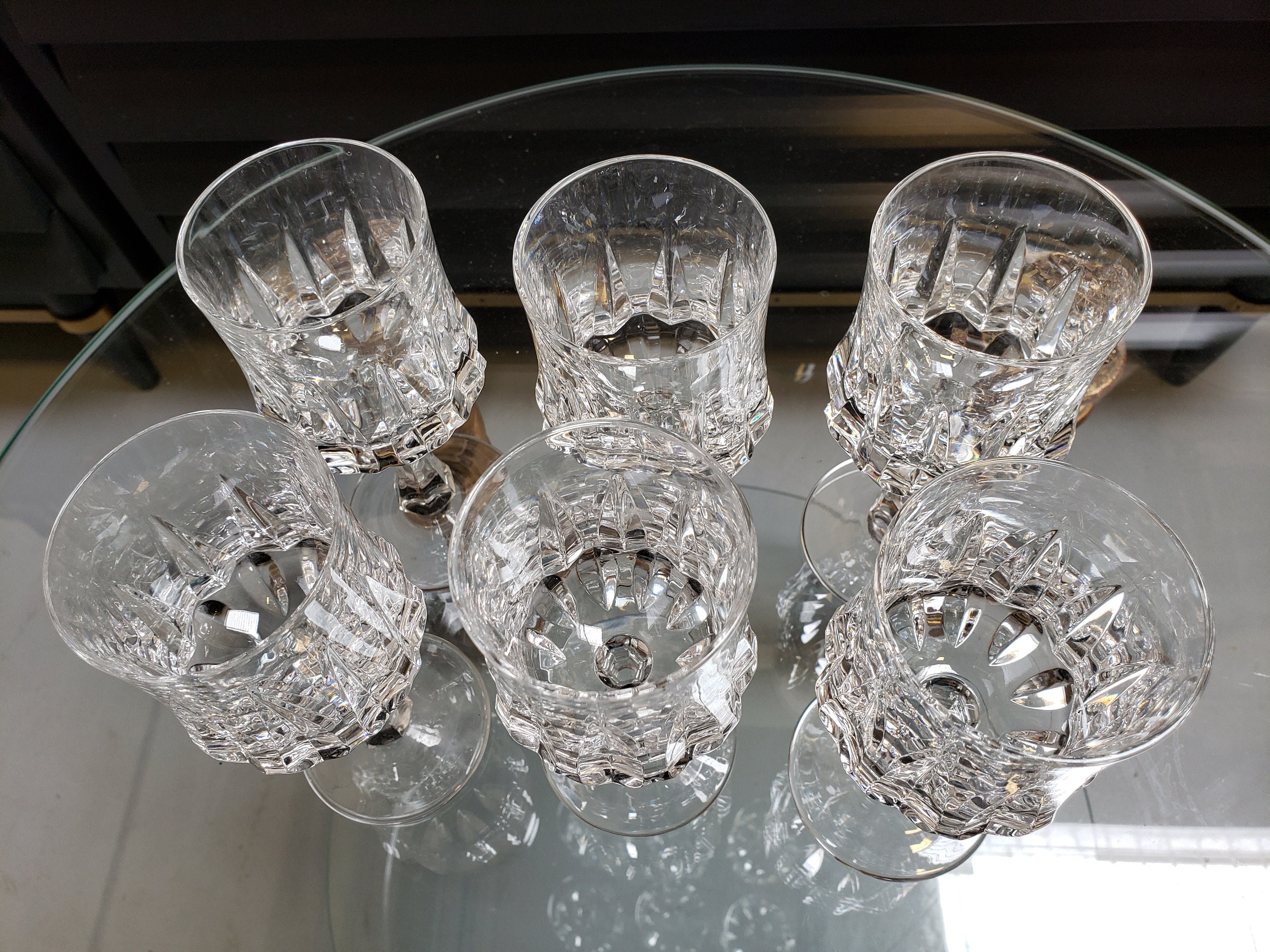 Natchmann Bleikristall Lady White Wine Glasses Set of 6 / | Etsy