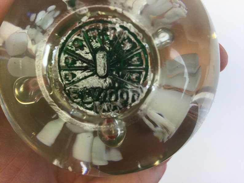 Prestige Art Glass Paperweight elwood Indiana USA Vintage - Etsy