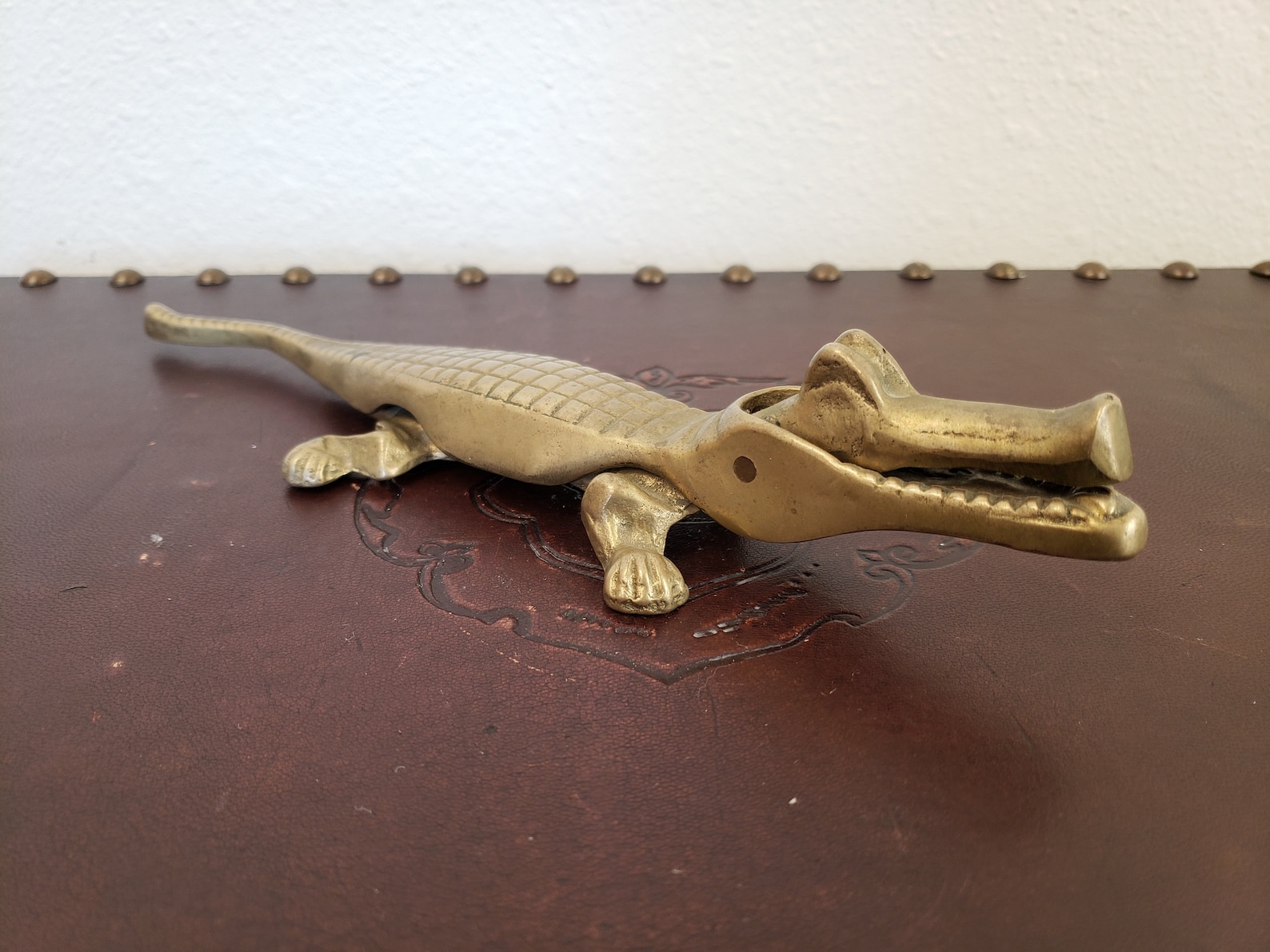 Brass Alligator Novelty Nut Cracker / 10 Long Brass - Etsy